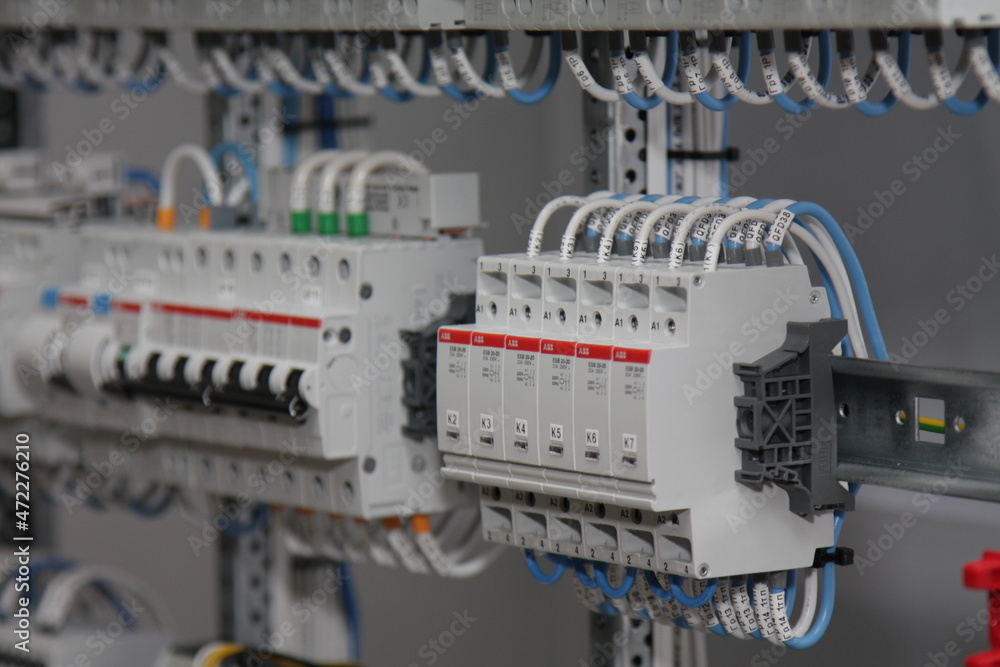ABB electromagnetic contactors and circuit breakers with connected ...
