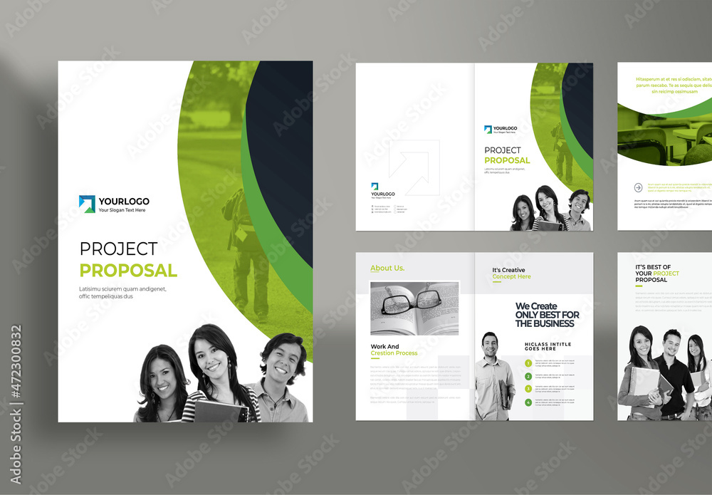 Education & Training Project Proposal Stock Template | Adobe Stock