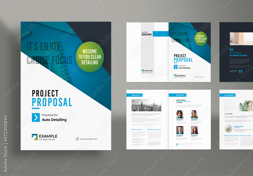 Auto Detailing Project Proposal Stock Template | Adobe Stock