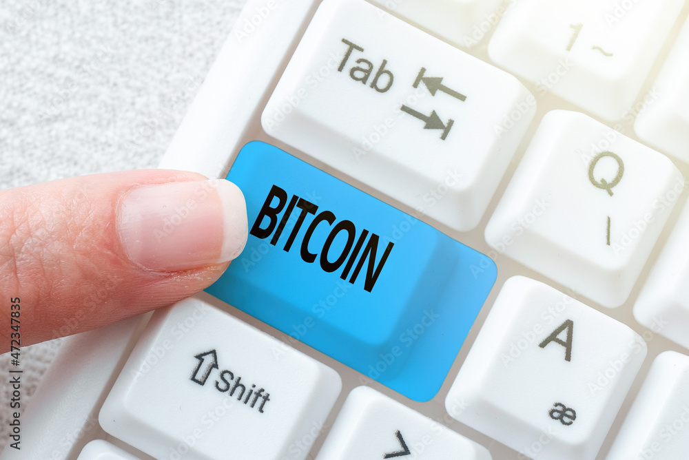 Conceptual display Bitcoin. Business concept Cryptocurrency Blockchain ... Conceptual display Bitcoin. Business concept Cryptocurrency Blockchain ...