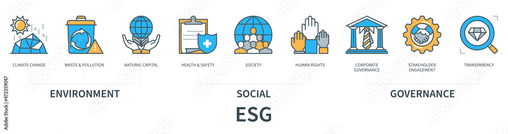 esg concept vector infographics Stock Vector | Adobe Stock