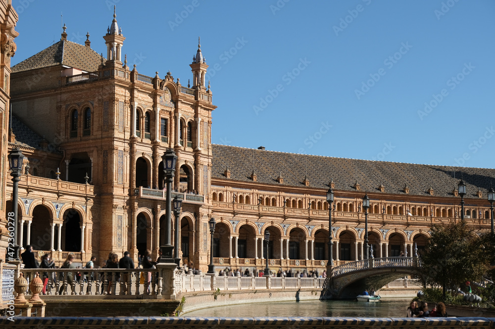 Breathtaking moorish painted ceramic tiles facades exteriors palace ...