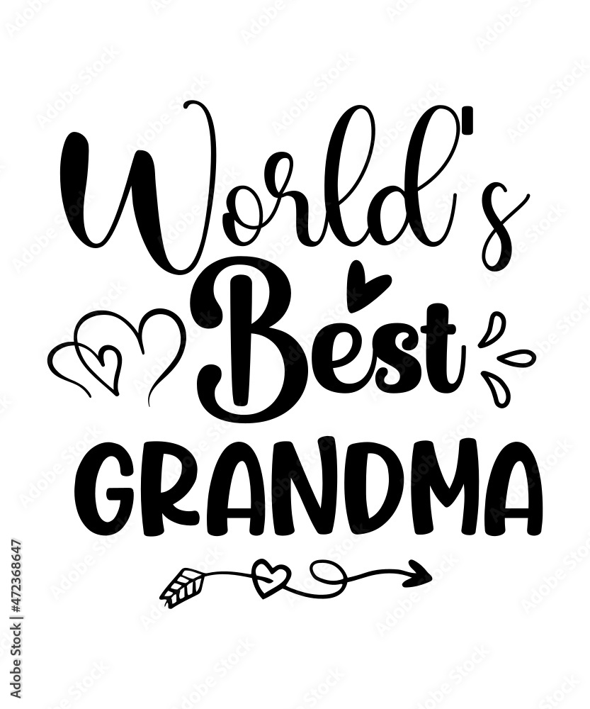 Grandma Svg Bundle, Granny Svg, Grandkids Svg, Grandmother Svg, Blessed ...
