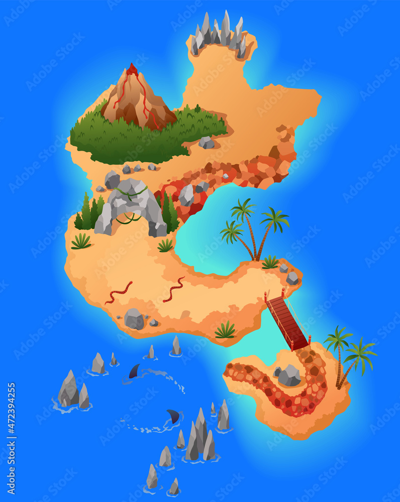 Island Map Game