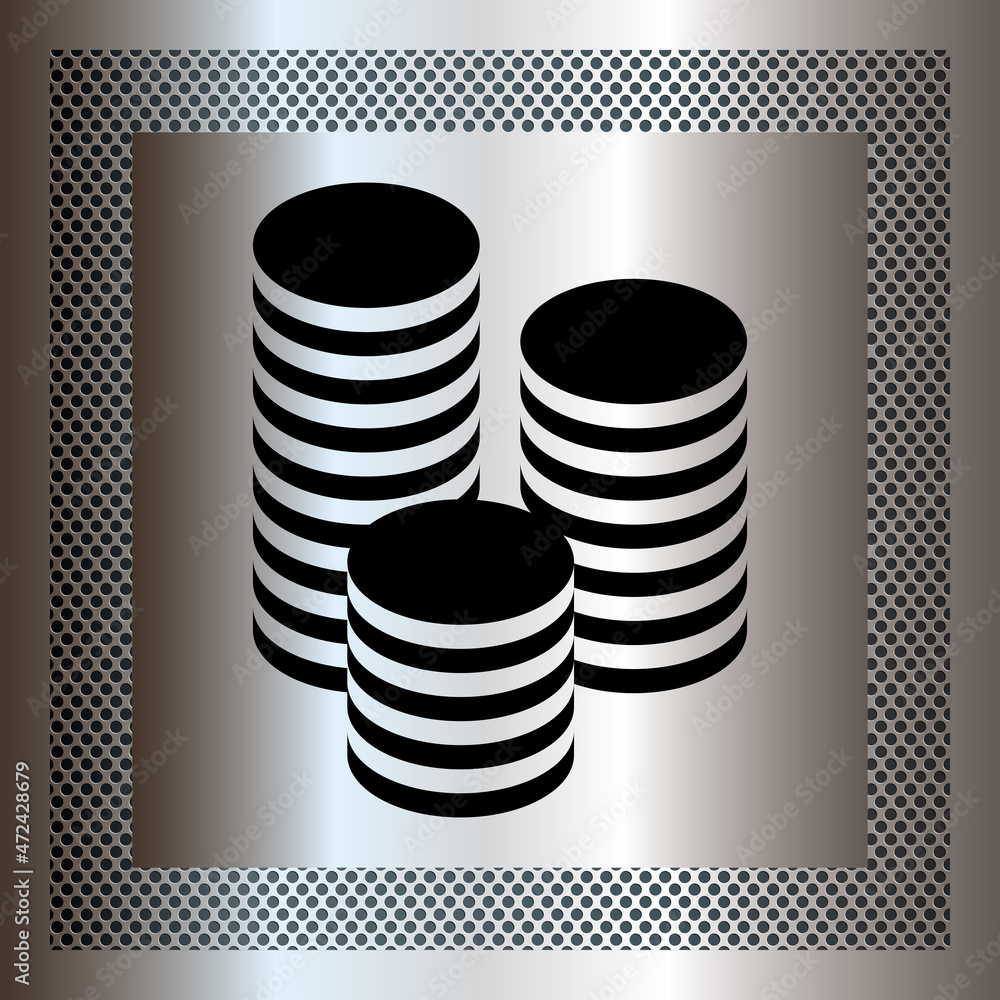 Logo argent. Stock Vector | Adobe Stock