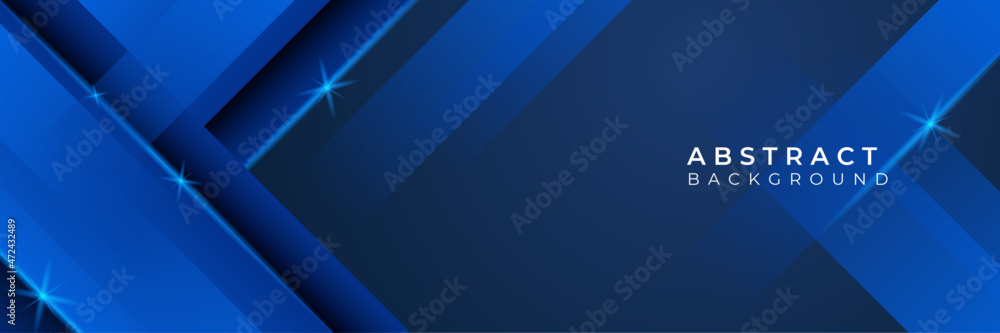 Modern abstract dark navy blue banner background. Vector abstract ...