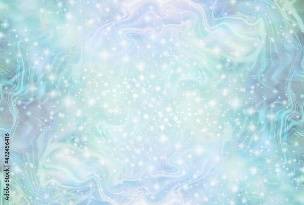 Ethereal spiritual sparkling jade Background - light wispy random lines ...