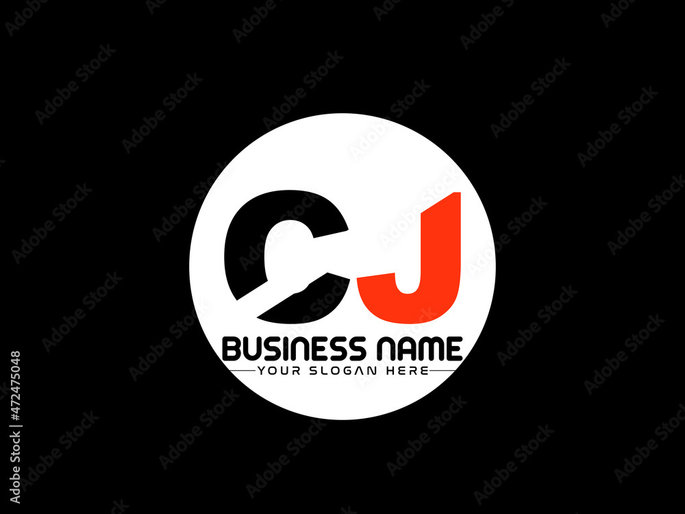 Letter CJ Logo Icon, Colorful CJ c j letter logo design for your brand Stock Vector | Adobe Stock