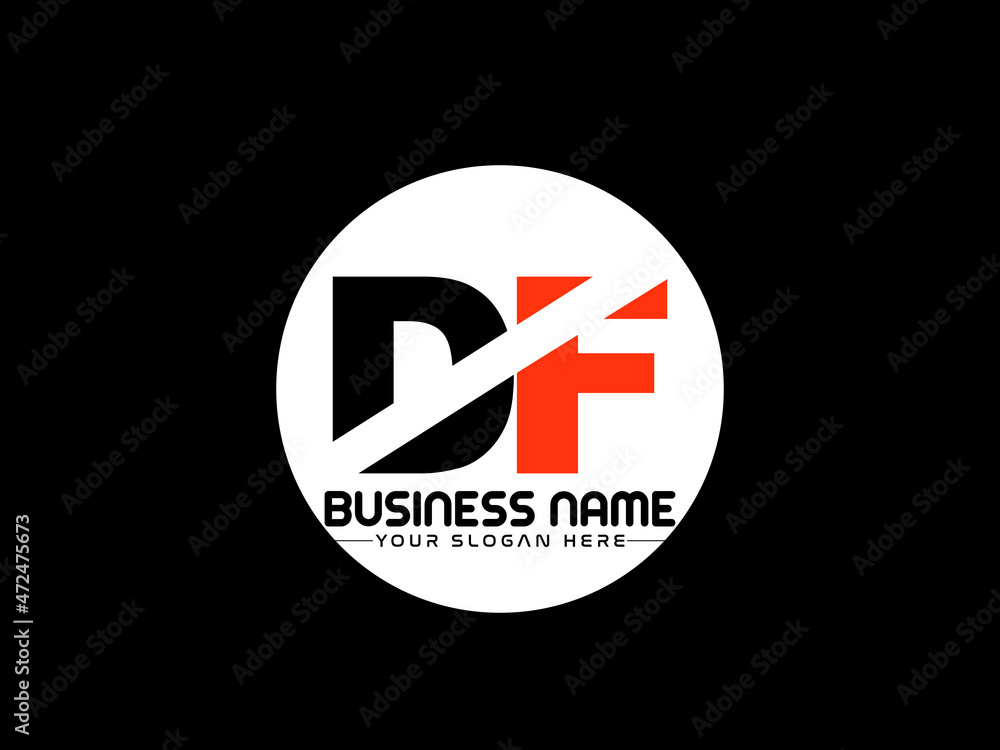 Letter DF Logo, Creative and Colorful DF d f letter logo design for ...