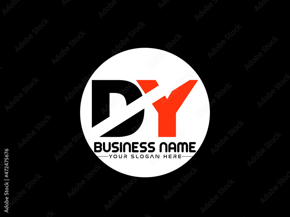 Letter DY Logo, Creative and Colorful DY d y letter logo design for ...