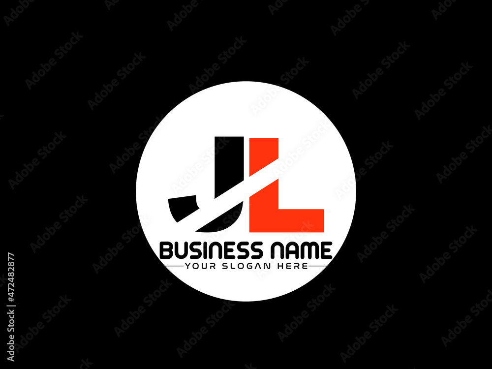 Letter JL Logo Image, Creative Jl j l letter logo design for your brand ...