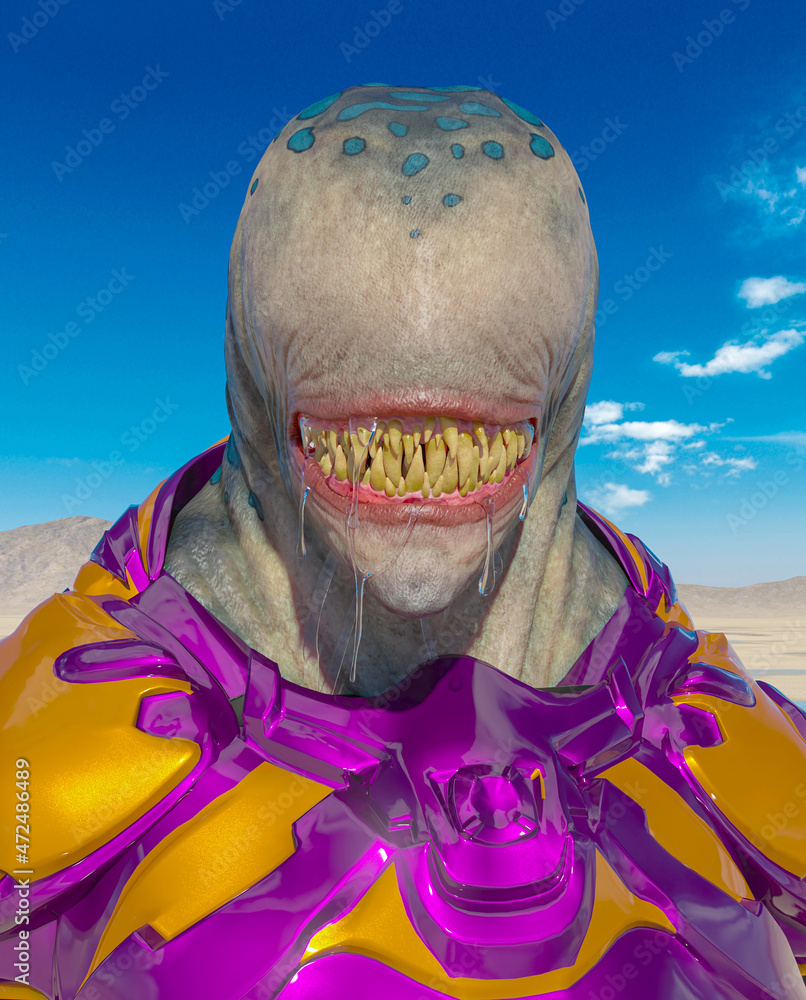 master alien in the desert after rain id profile picture Stock ...