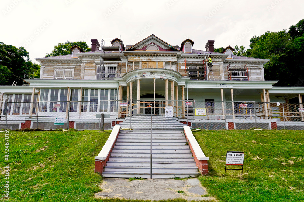 Moses Cone Memorial Park Flat Top Manor on Blue Ridge Parkway near ...