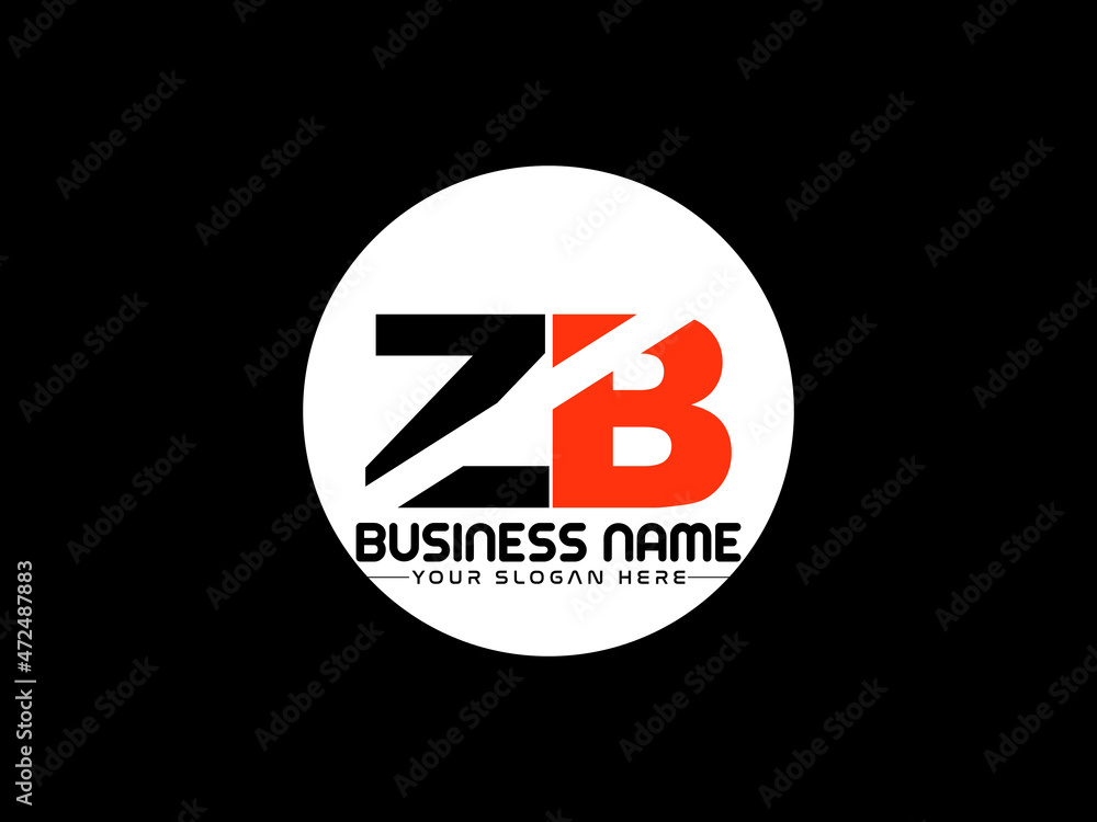 Letter ZB Logo Image, Alphabet letters logo zb letter logo template for ...