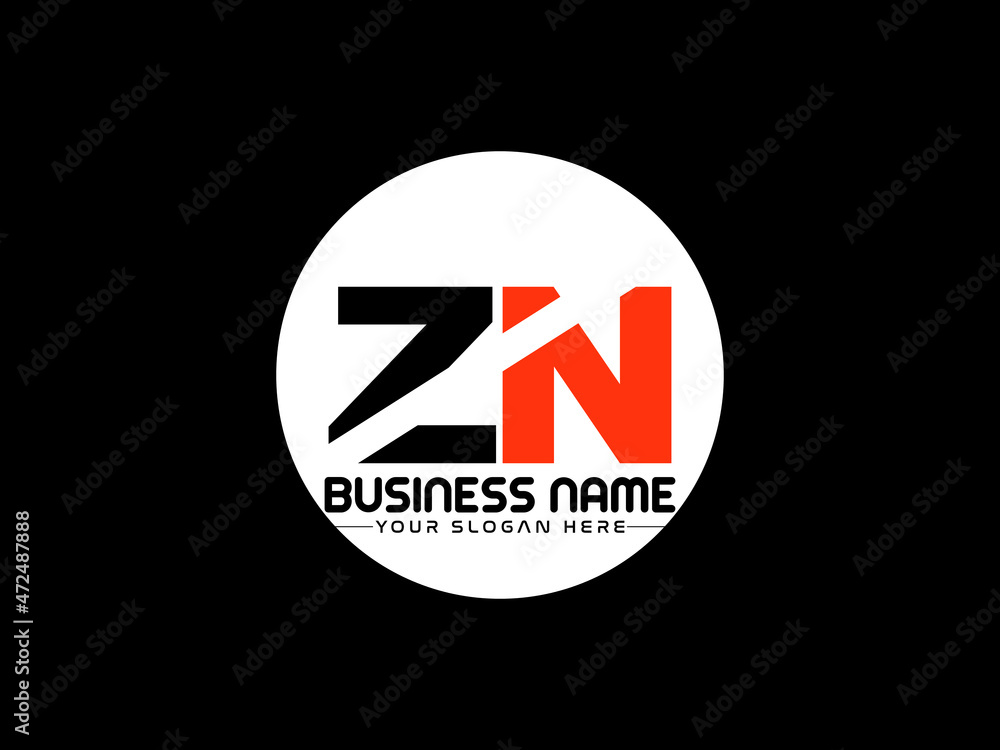 Letter ZNN Logo Image, Alphabet letters logo zn letter logo template for your brand Stock Vector ...