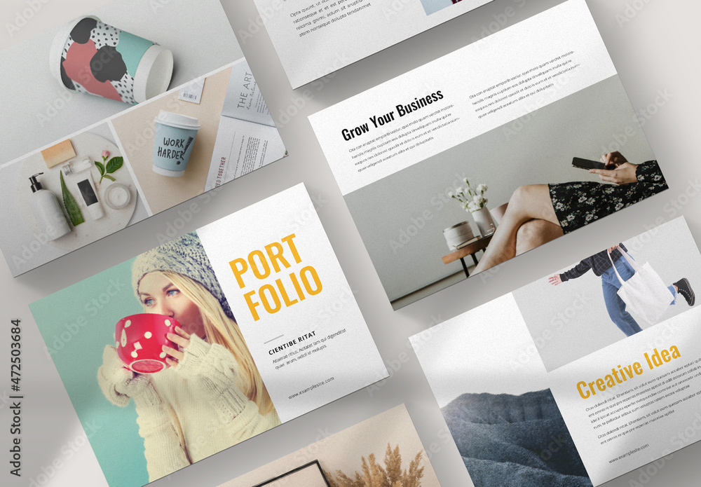 Portfolio Layout Stock Template | Adobe Stock