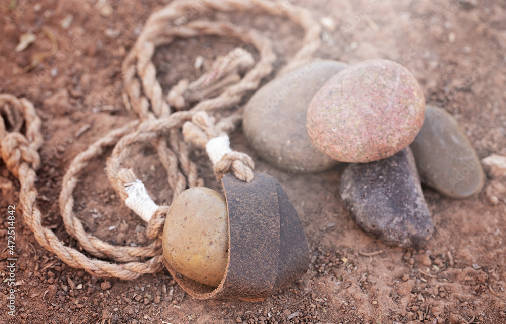 The Sling of David with Five Smooth Stones a Classic Story from the ...