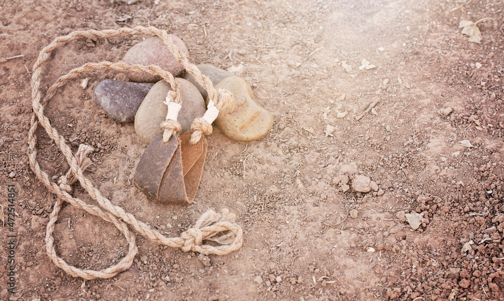 The Sling of David with Five Smooth Stones a Classic Story from the ...