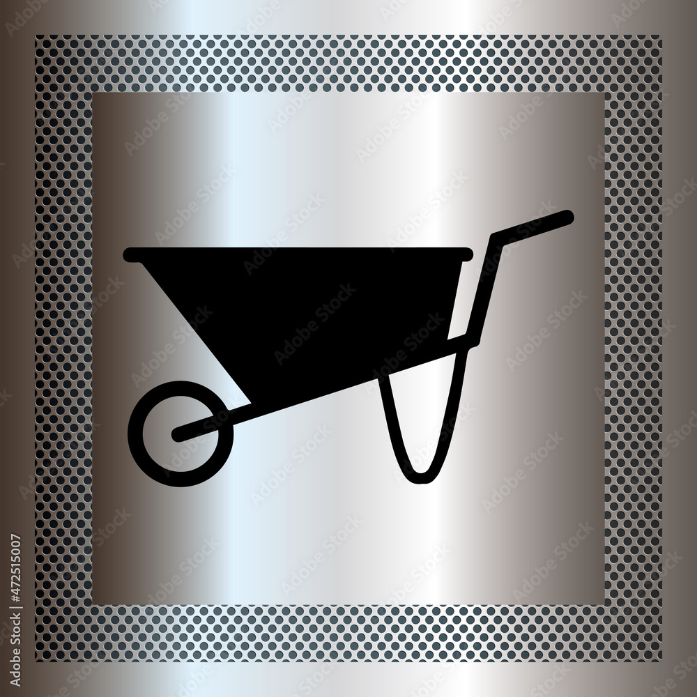 Logo brouette. Stock Vector | Adobe Stock