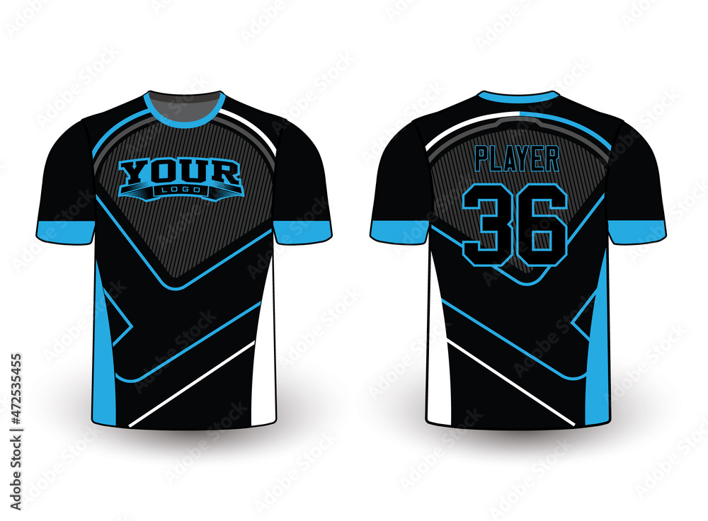 Sports gear template mockup perfect fit for all sports. The designs ...