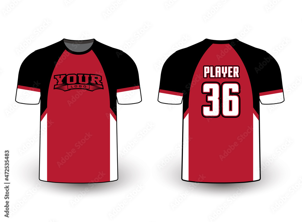 Sports gear template mockup perfect fit for all sports. The designs ...