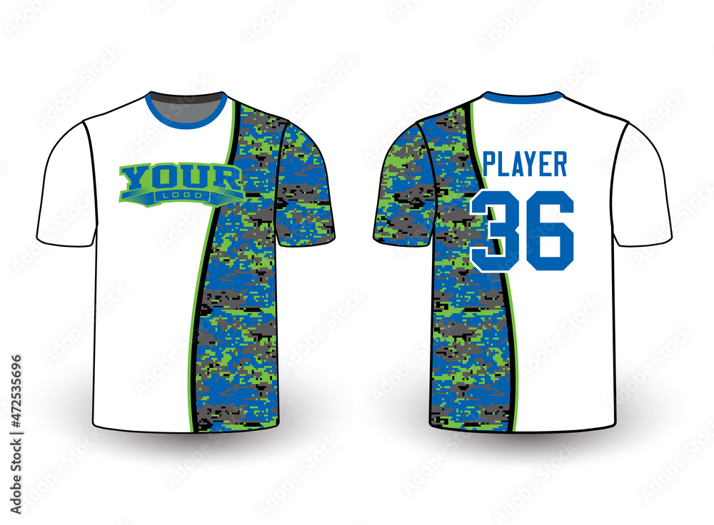 Sports gear template mockup perfect fit for all sports. The designs ...