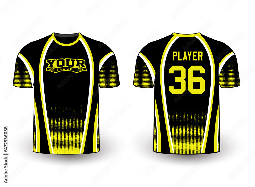 Sports gear template mockup perfect fit for all sports. The designs ...