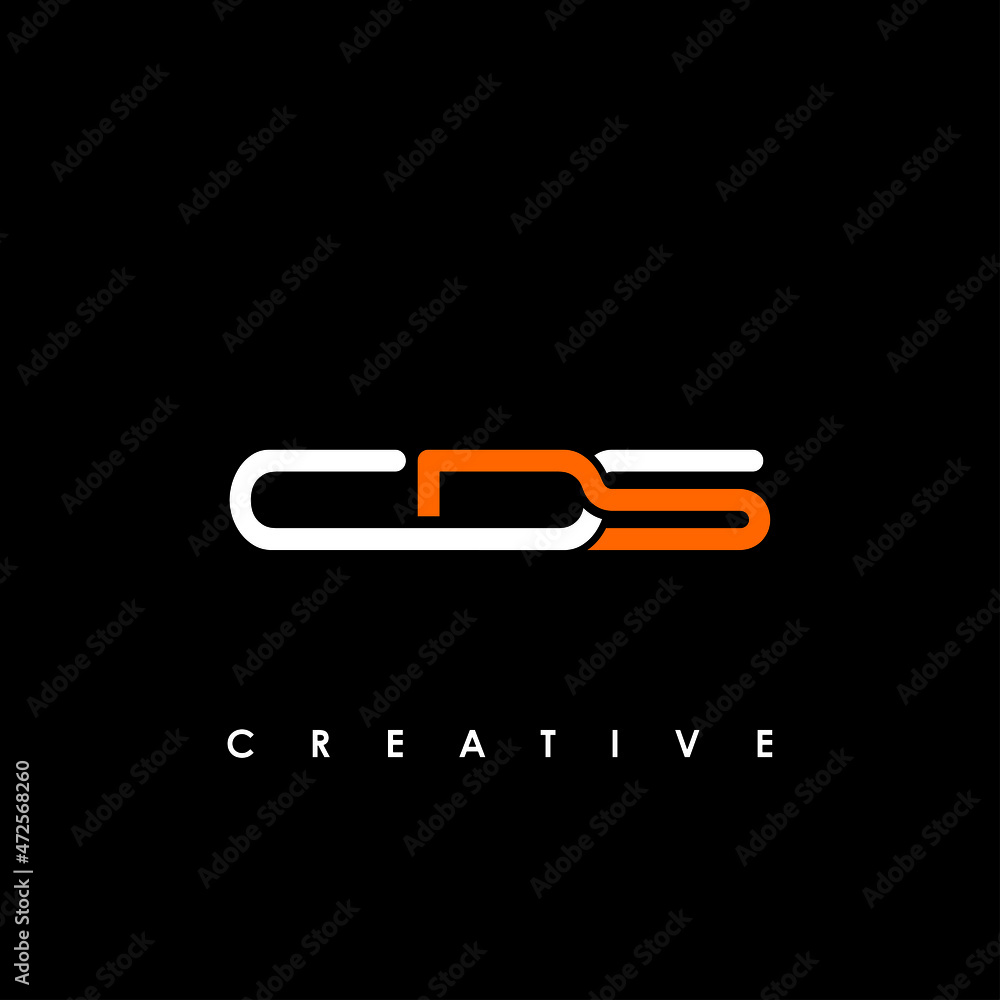 CDS Letter Initial Logo Design Template Vector Illustration Stock ...