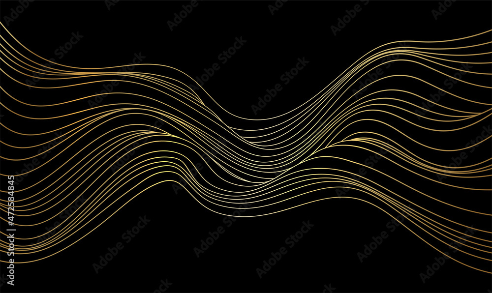 Gold lines template, artistic covers design, colorful luxury ...
