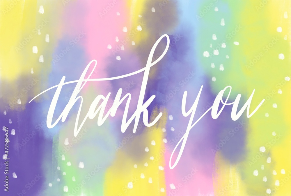 thank you Stock Illustration | Adobe Stock