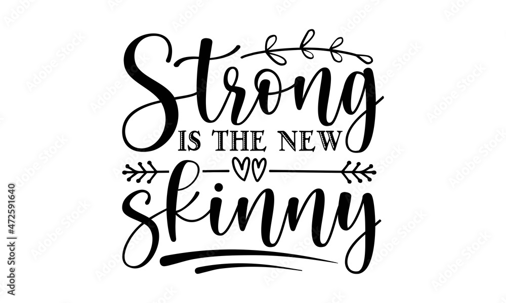 Strong is the new skinny SVG, Hobby bundle clipart, baking clipart ...
