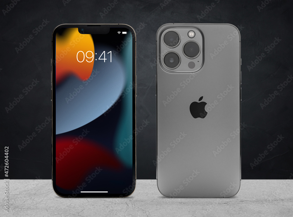 Antalya, Turkey - November 30, 2021: Newly released iphone 13 pro ...