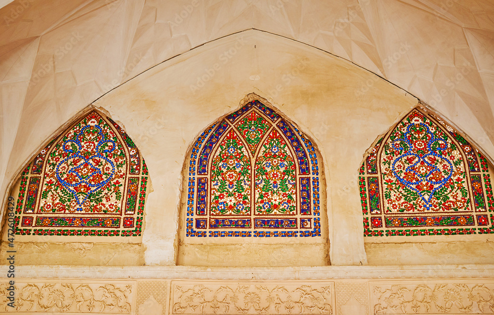 The patterns of Persian stained glass windows, Abbasi House, on Oct 22 ...