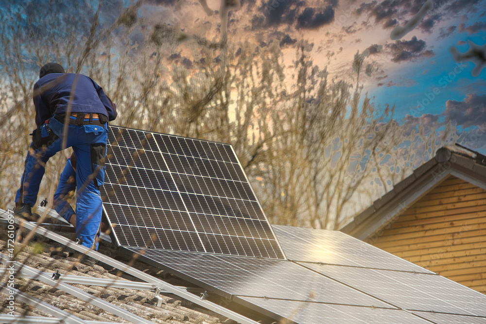 solar, cell, photovoltaic, installation, rail, roof, renewable, bavaria ...