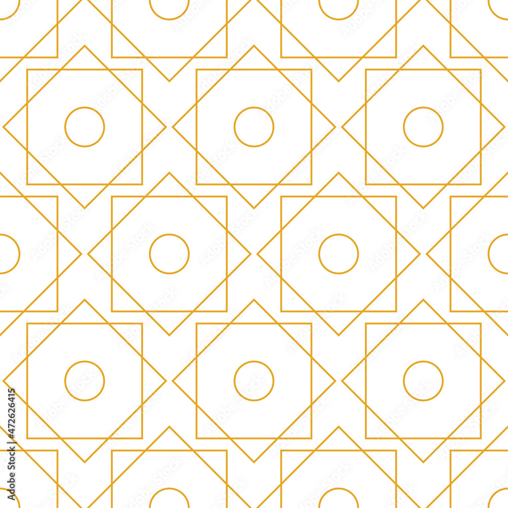 Seamless pattern with Rub el Hizb sign. Islamic Star. Symbol of Islam ...