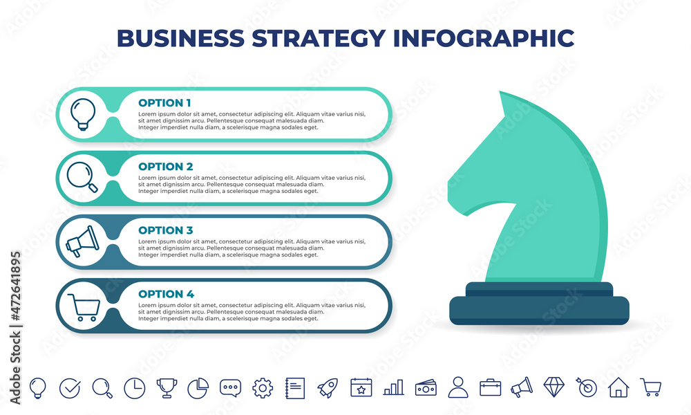 strategy infographic design template.business infographic template for ...