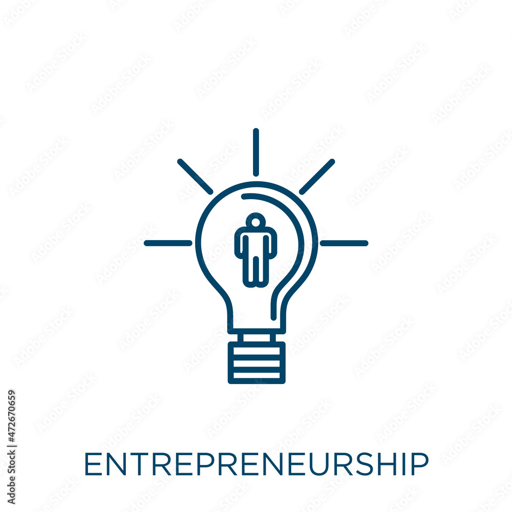 Entrepreneur Icon Vector