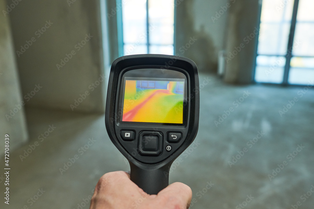 thermal imaging camera inspection for temperature check and finding ...