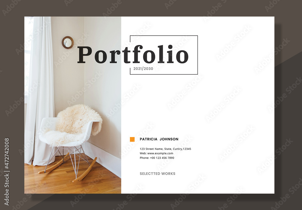 Portfolio Layout Stock Template Adobe Stock