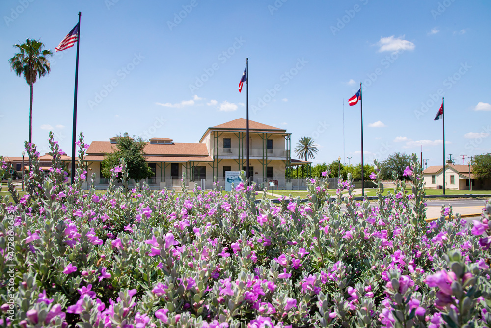 Fort McIntosh (1849-1946) on the Texas border. Stock Photo | Adobe Stock
