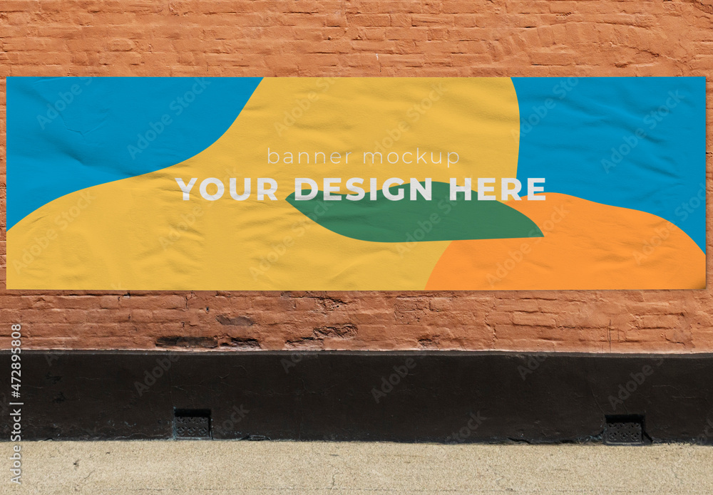 Editable Billboard Mockup Stock Template | Adobe Stock