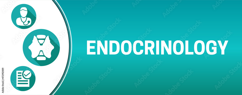 Endocrinology Medical Background Design Stock Vector | Adobe Stock