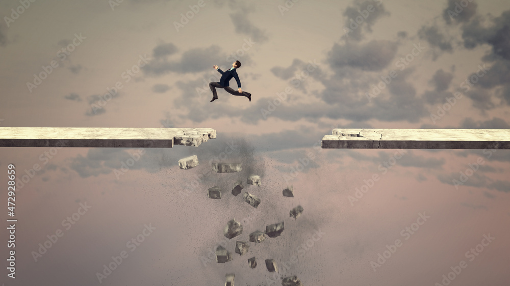 Risk taking concept Stock Illustration | Adobe Stock