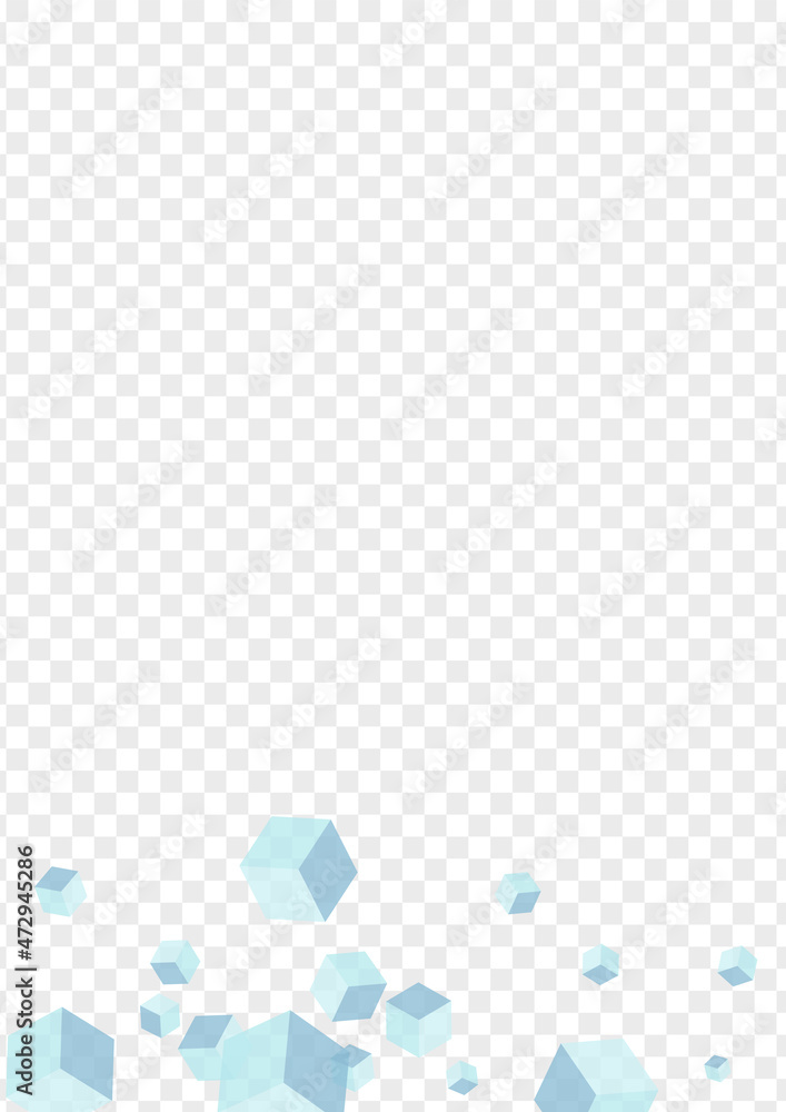 Grey Square Background Transparent Vector. Cube Group Template ...