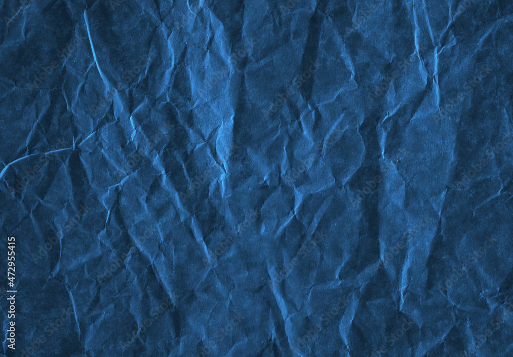 Dark blue crumpled paper, wonderful background for your design. Stock ...