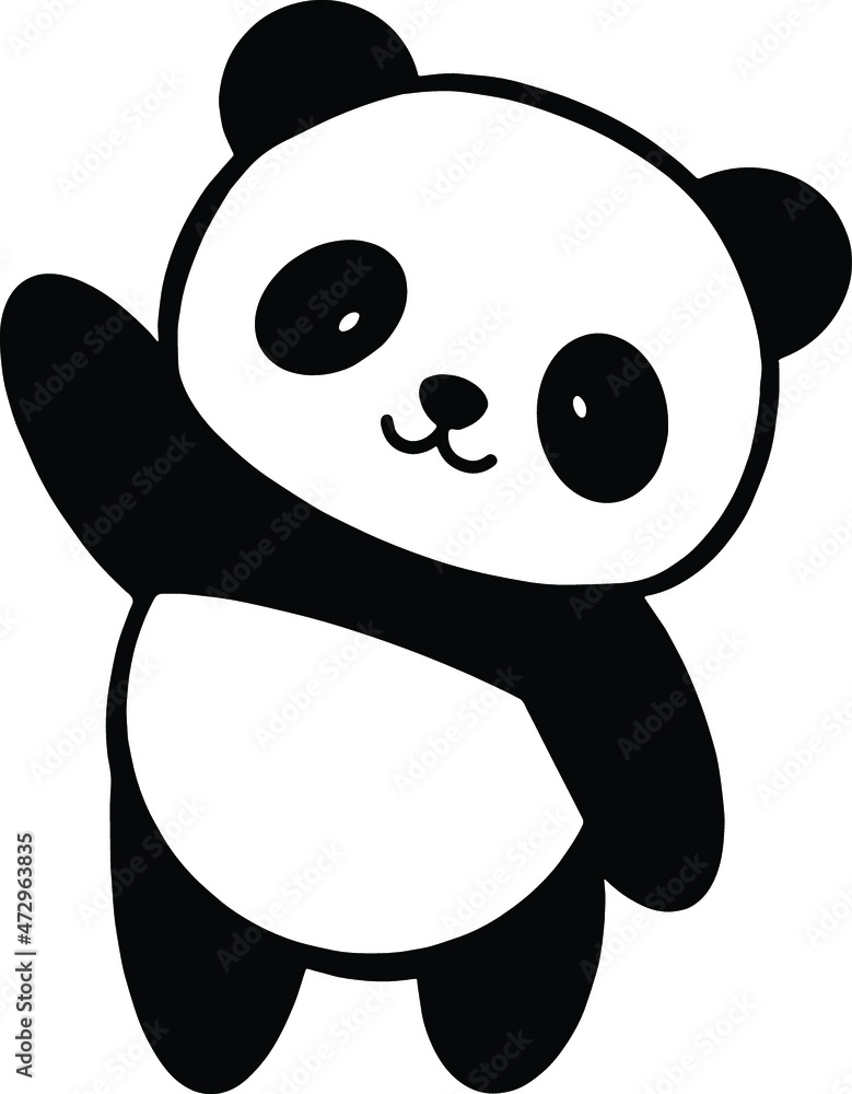 Cute Panda Svg Panda Illustrations Stock Vector Adobe Stock