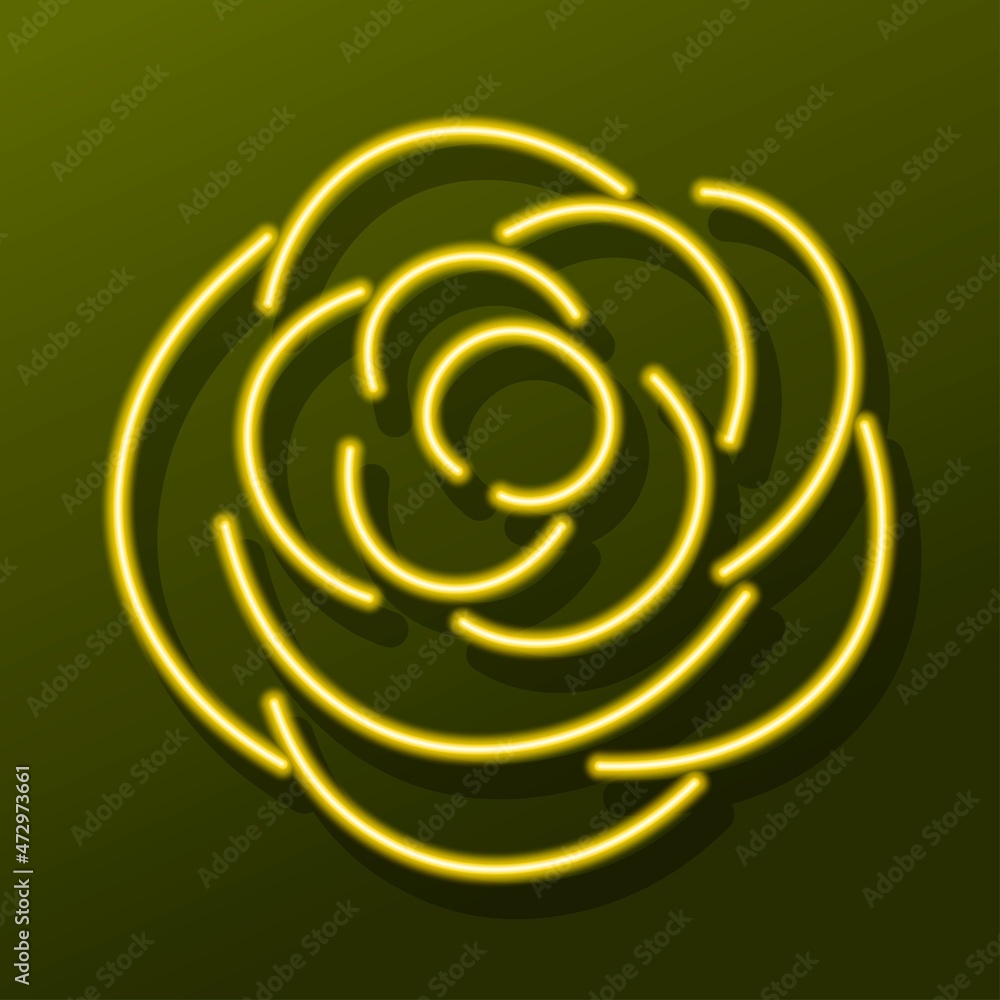 rose neon sign, modern glowing banner design, colorful modern design ...