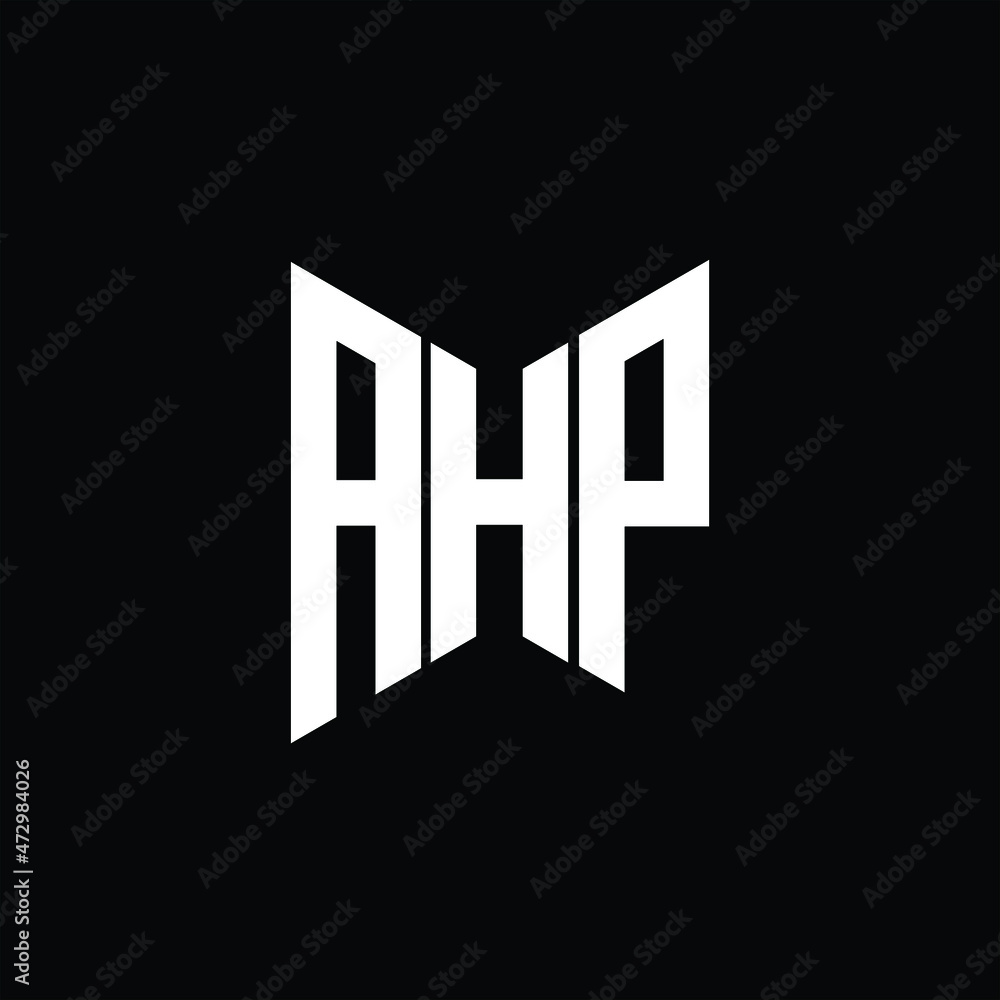 AHP letter logo creative design. AHP unique design Stock Vector | Adobe ...
