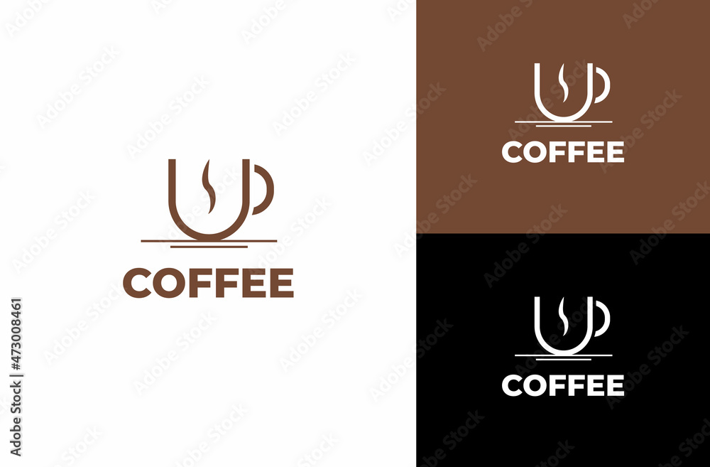 Coffee Shop vector logo is a modern and attractive template design suitable for your business ...