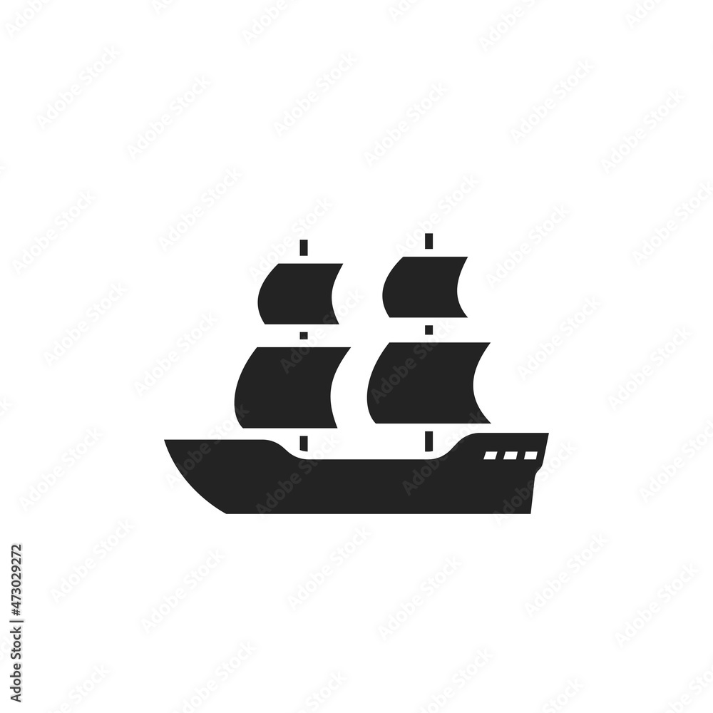 Sail Ship Icon